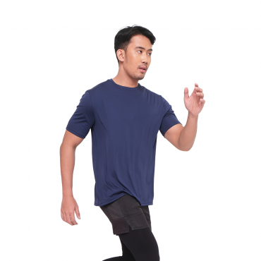 SCANDIA K&S Sport Basic Tee Navy